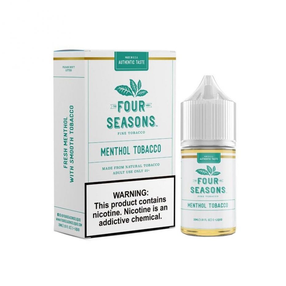 Menthol Tobacco 30ml Vape Juice by Four Seasons | Electric Tobacconist
