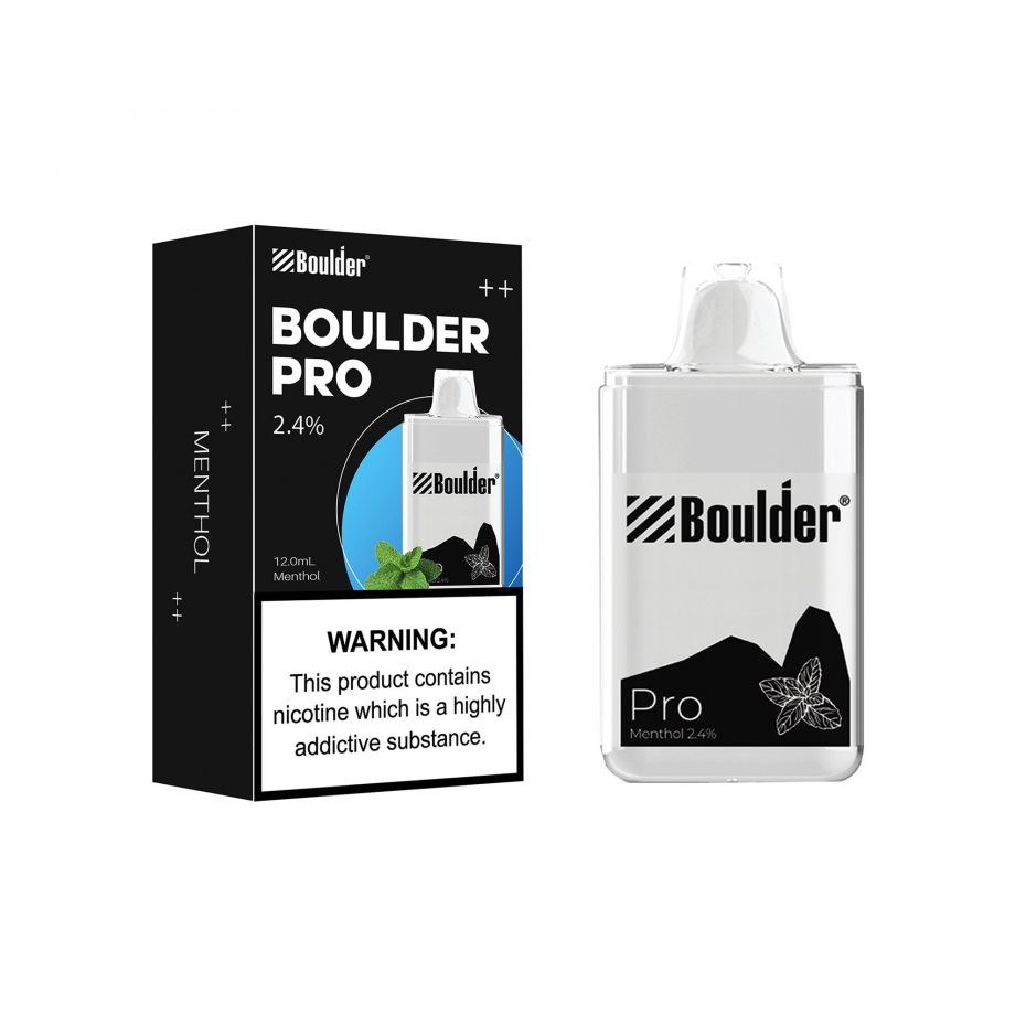 Boulder Pro Menthol Disposable | Electric Tobacconist
