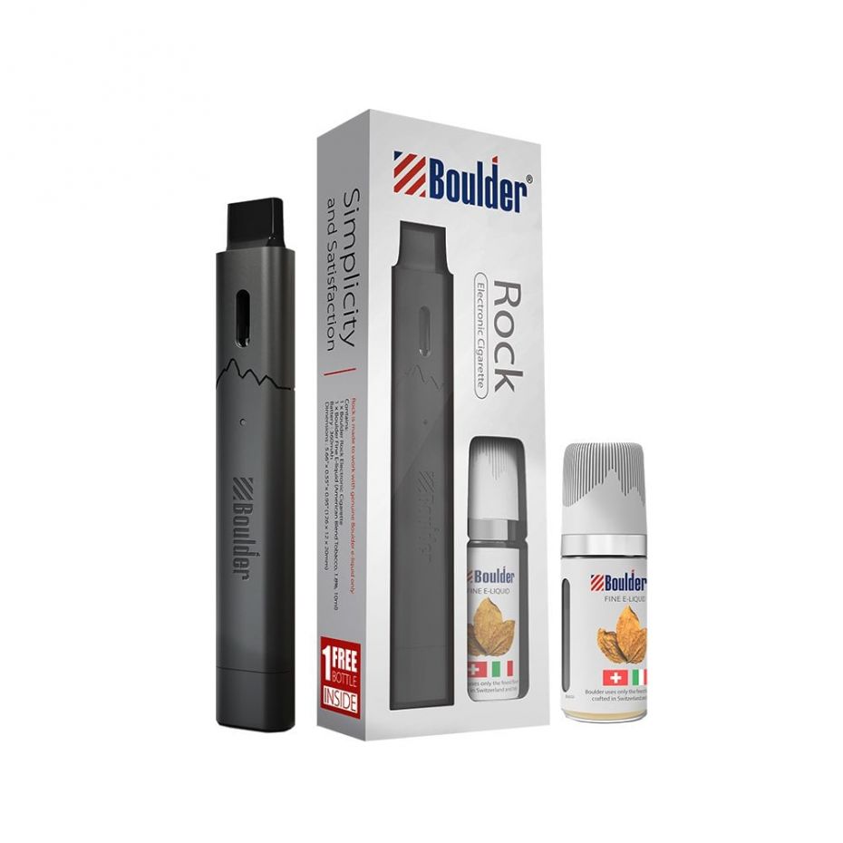 Boulder Rock E-Cigarette Starter Kit | Electric Tobacconist