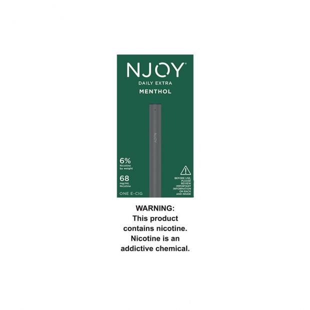 NJOY DAILY Extra Menthol Disposable E-Cig | Electric Tobacconist